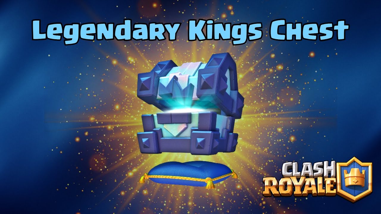 Clash Royale Legendary Kings Chest Opening! (Legendaries + Wildcards ...