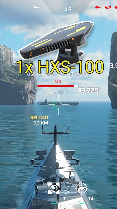 HXS-100 Vs KDDX-Railgun, Damage comparison #modernwarships #shorts - YouTube