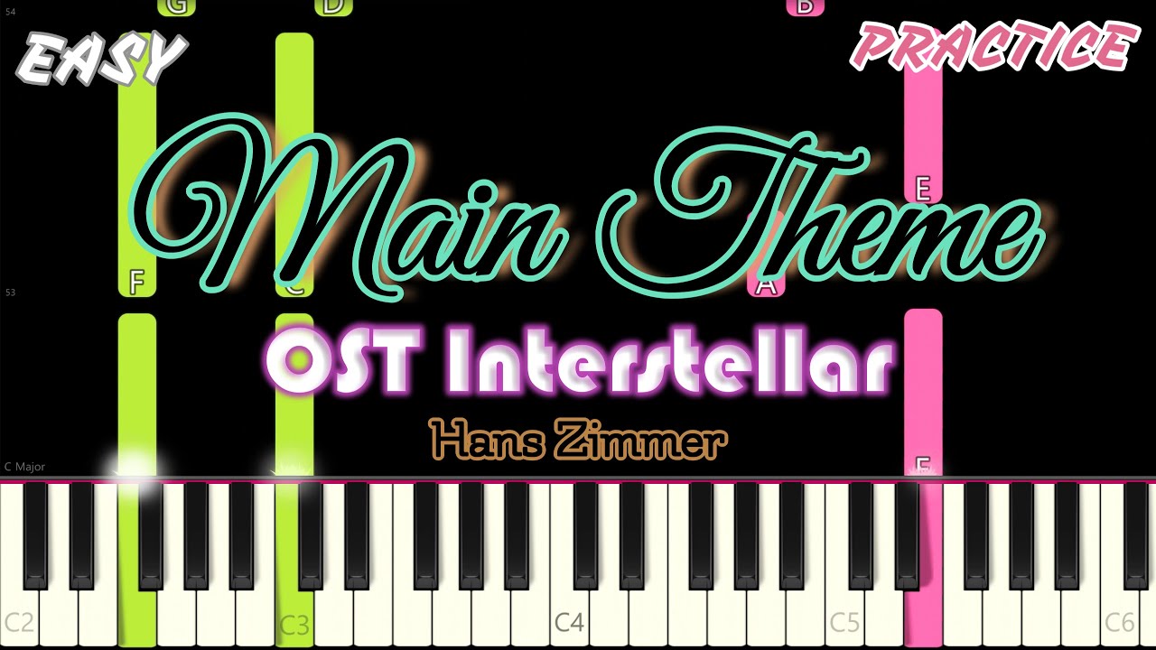 Interstellar Main Theme By Hans Zimmer | Easy Piano Song Tutorial - YouTube
