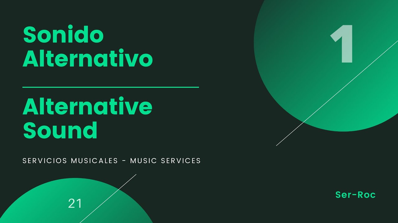 Sonido alternativo 1, Alternative Sound 1 - YouTube