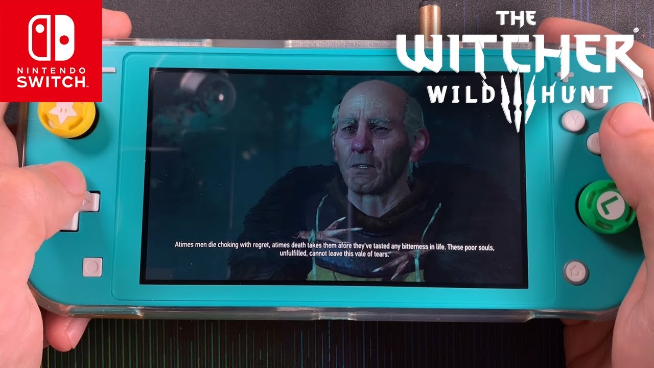 Witcher 3 on the Nintendo Switch Lite - part 15 - YouTube