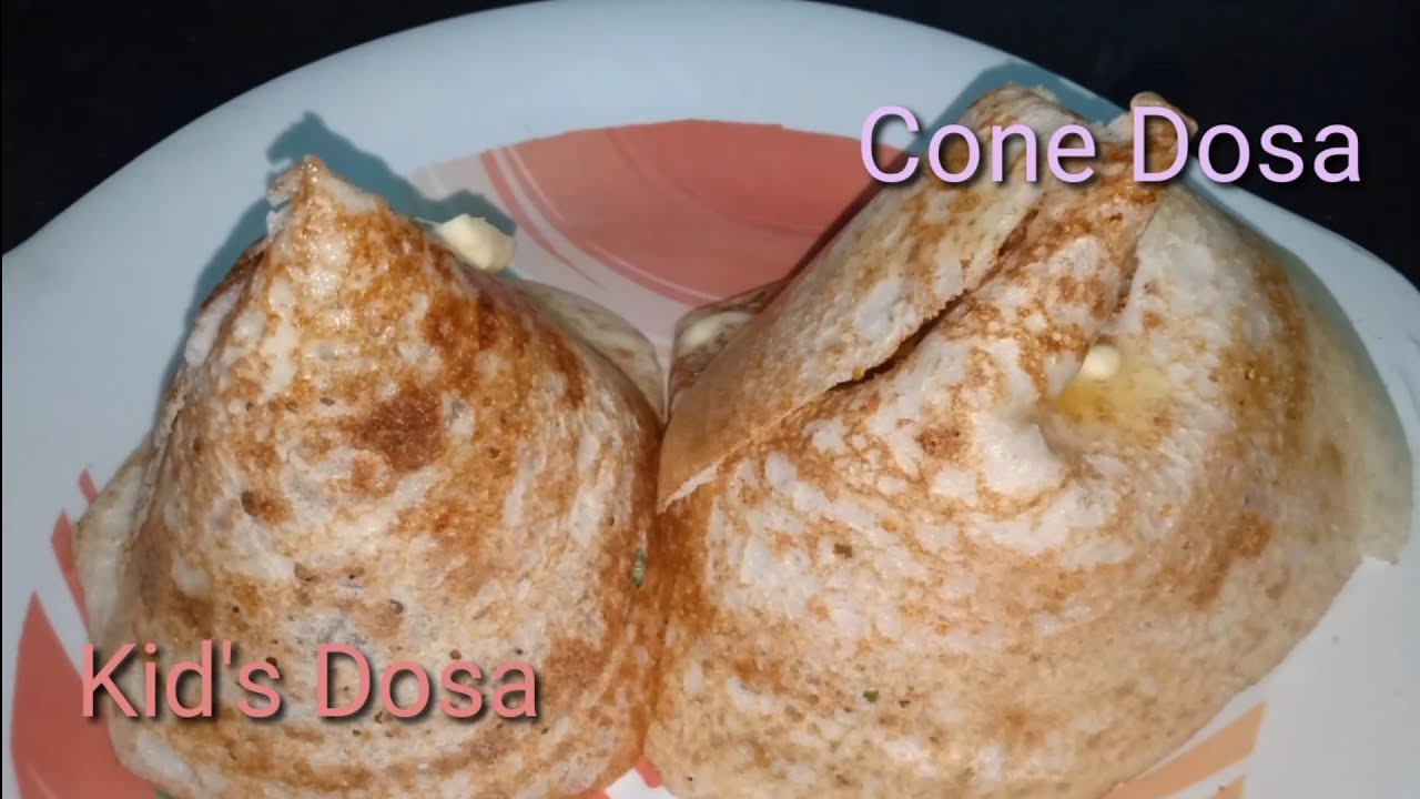 Cone dosa how to make cone dosa restaurant style cone crispy cone dosa ...