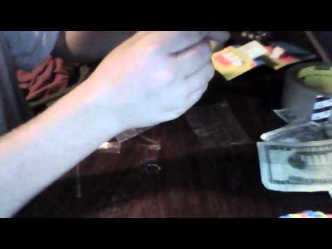 How to make a clear see through wallet - YouTube