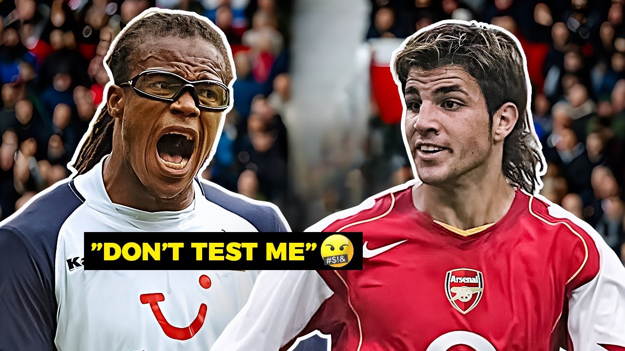 7 Players Who Dared to FIGHT Edgar Davids - YouTube