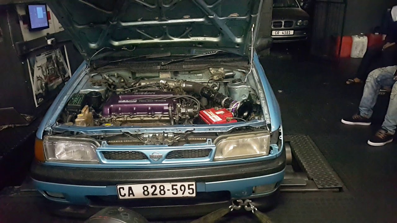 Nissan sentra vvl in for a power run of R100 for 2 runs - YouTube