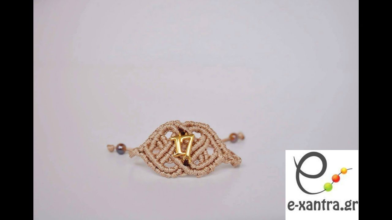 DIY Celtic Style Macrame Bracelet - YouTube