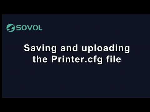 How to Download, Save, and upload SV07/SV07PLUS printer.cfg Files - YouTube