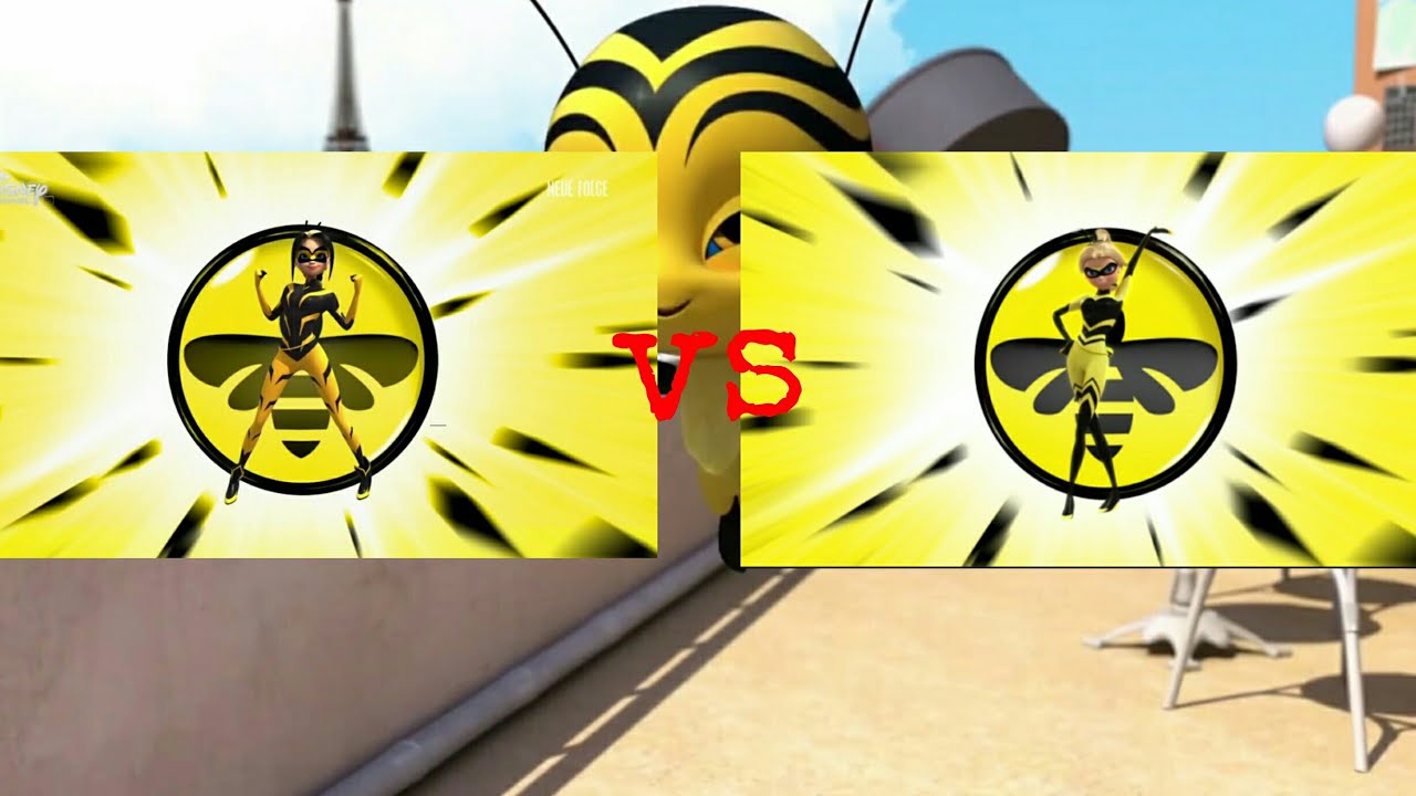 Miraculous Ladybug Vesperia vs. Queen bee transformation - YouTube