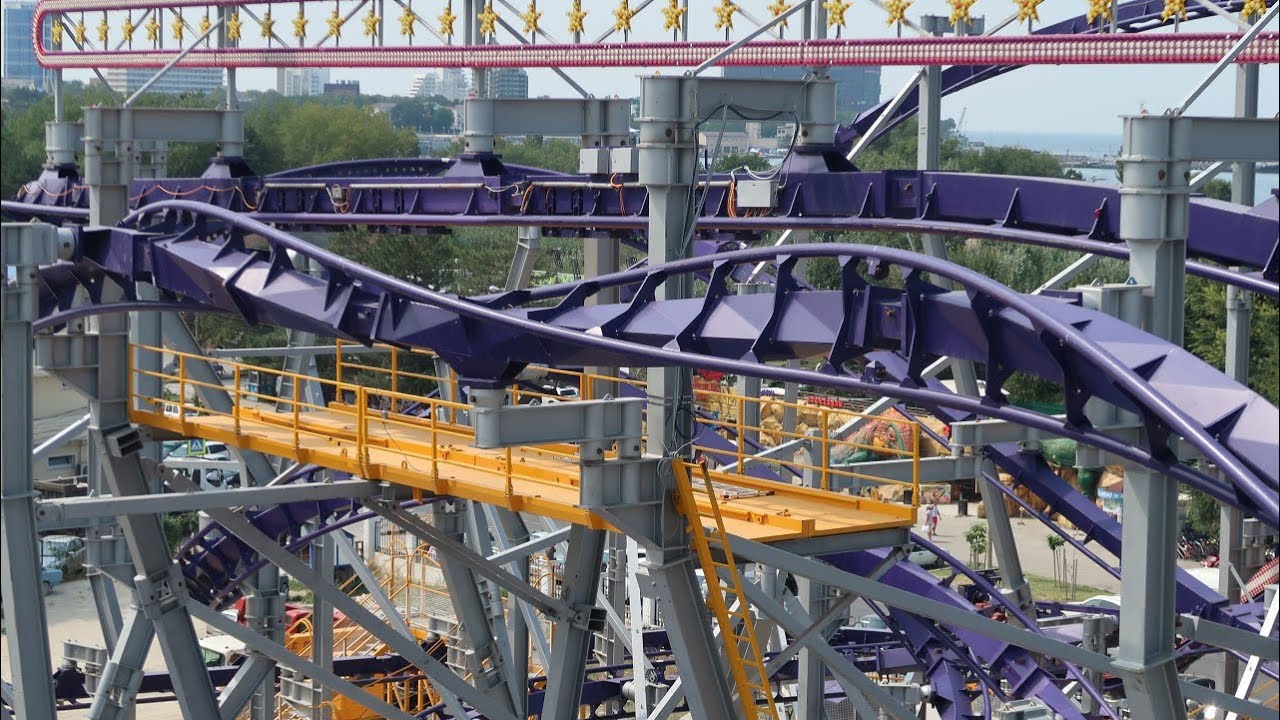 World’s LARGEST Portable Inverted Roller Coaster?! | Meet Euro-Star ...