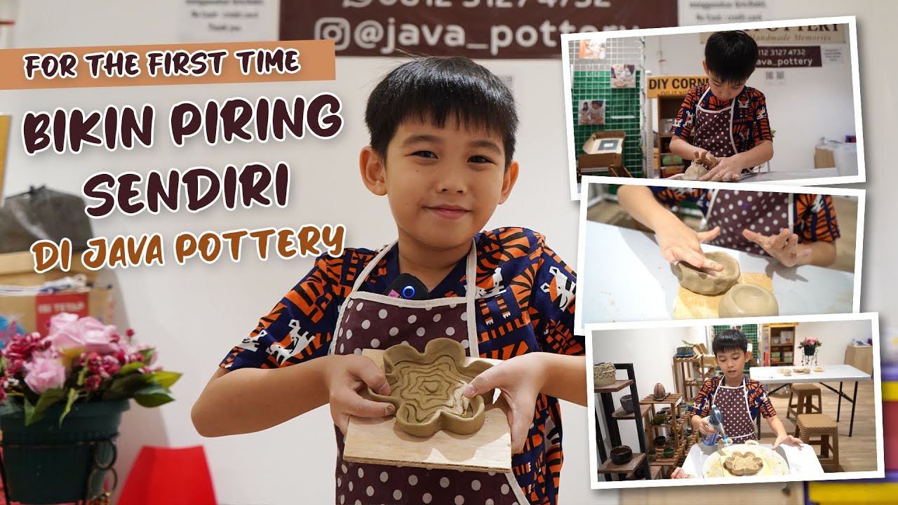 BERKREASI DENGAN TANAH LIAT DI JAVA POTTERY - YouTube