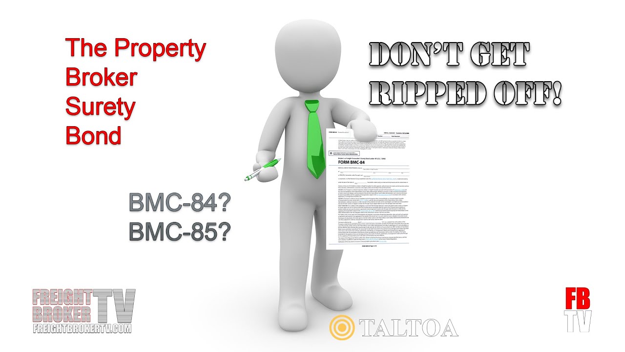 Freight Broker Bond - BMC 84? BMC 85? Don't Be Taken To The Bank! - YouTube