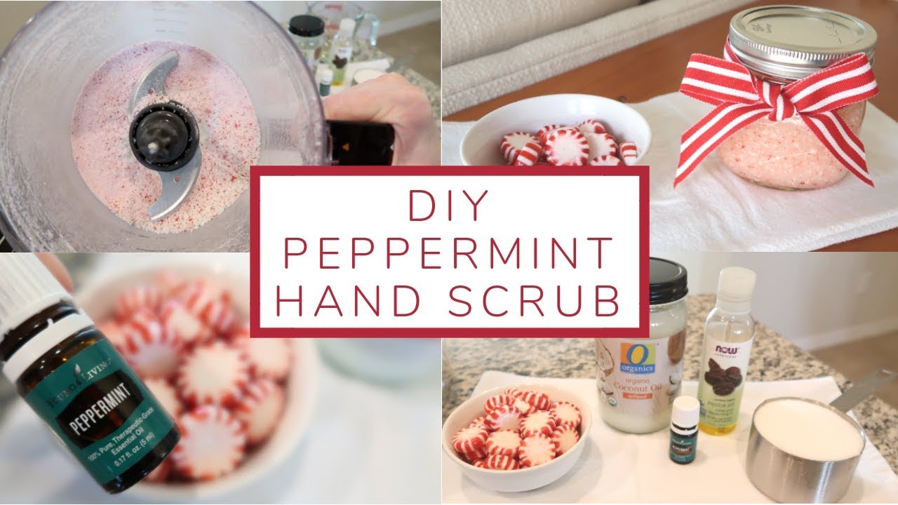 DIY Peppermint Hand Scrub Recipe | Great Gift Idea! - YouTube