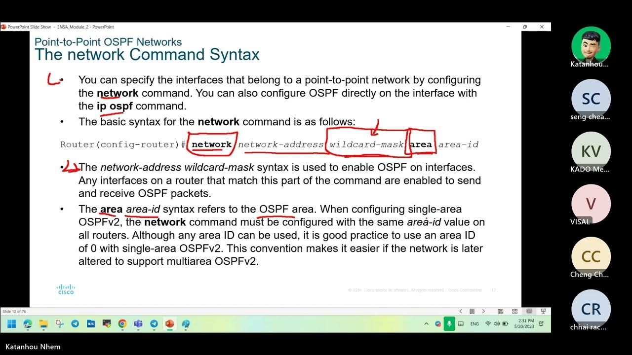 Module 2 Single Area OSPFv2 Configuration [Part 2] - YouTube