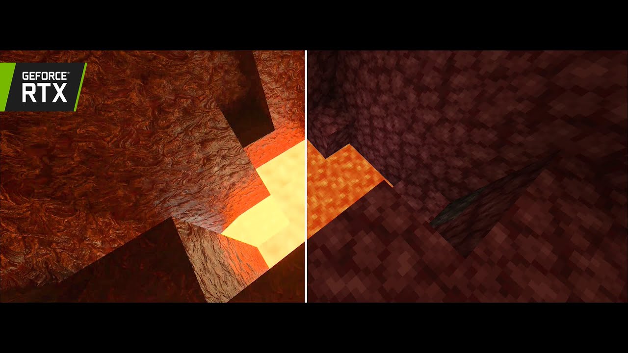 Minecraft Nether In RTX Mod - Minecraft Ray Tracing - YouTube