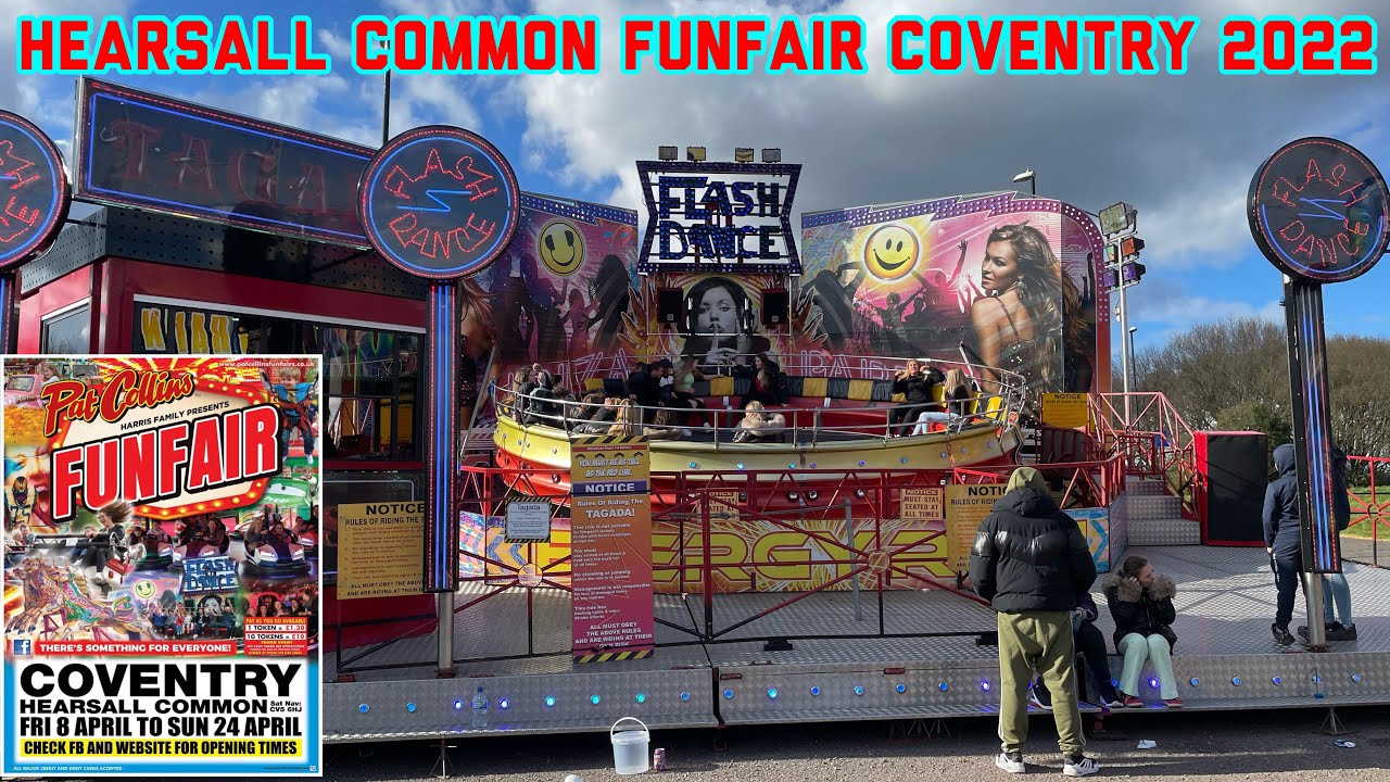 Hearsall Common Funfair Coventry April 2022 - YouTube