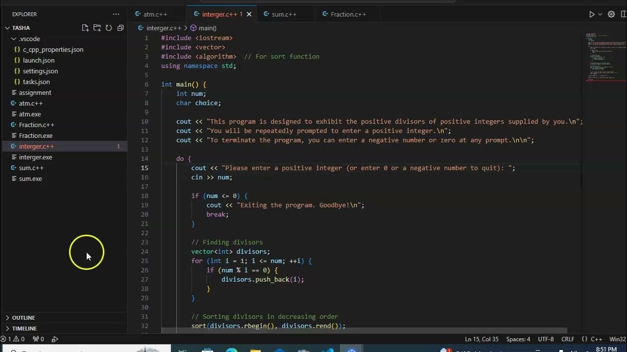 interger c++ - YouTube