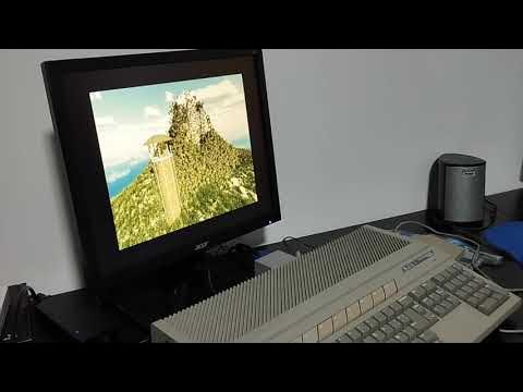 Elansar and Philia point'n click myst like adventure games for Atari Falcon - YouTube