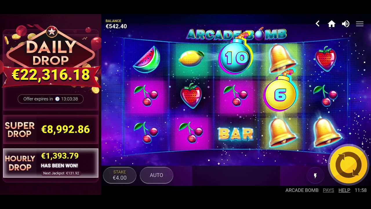 ARCADE BOMB - BONUS FEATURE X14000 WIN - YouTube