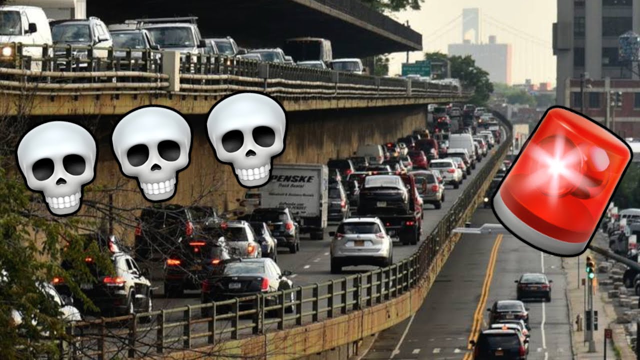 🚨 BQE Triple Cantilever CLOSED 🚨 Brooklyn Queens Expressway in Brooklyn ...