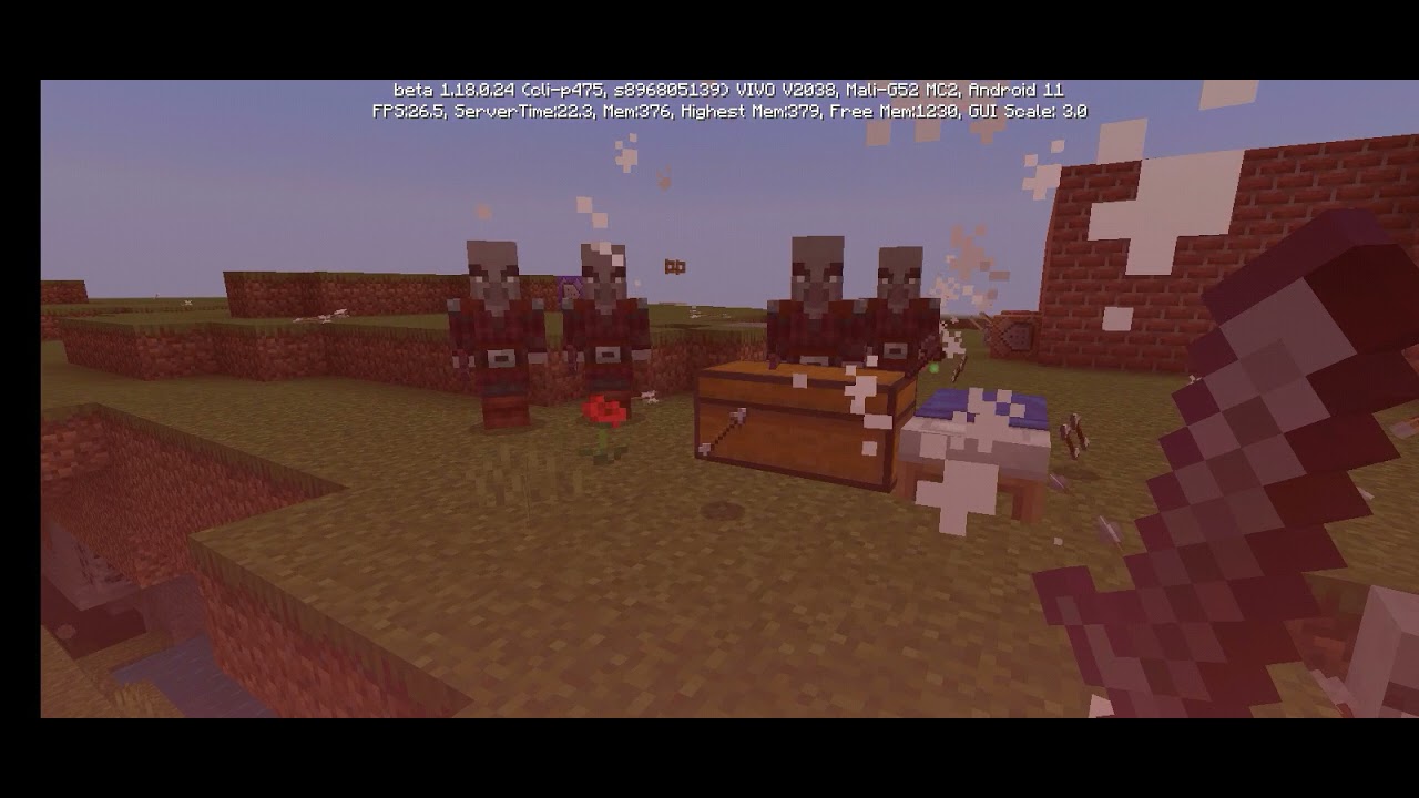 Pillagers with axes - YouTube