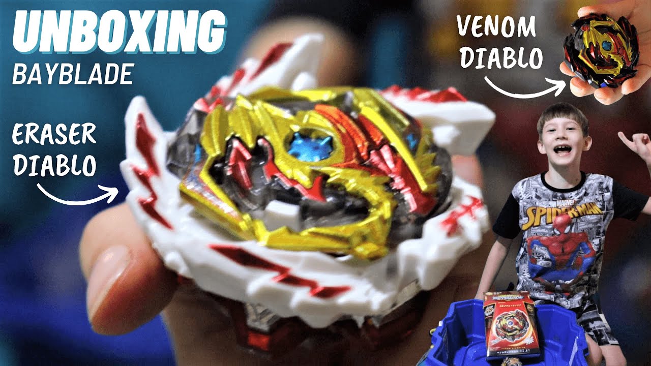 Beyblade Eraser diablo e Venom diablo - Unboxing - YouTube