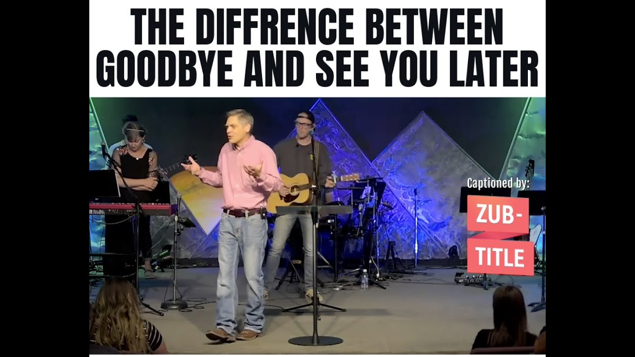 The difference between goodbye & see you later - YouTube