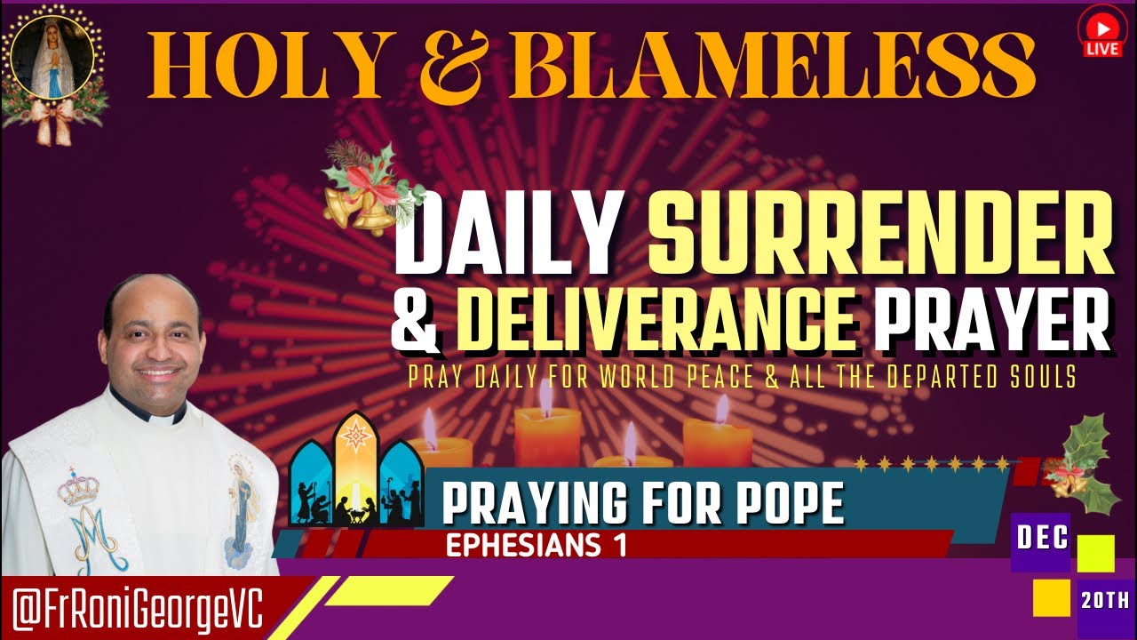 You are Chosen | Surrender & Deliverance Prayer by Fr.Roni George VC ...