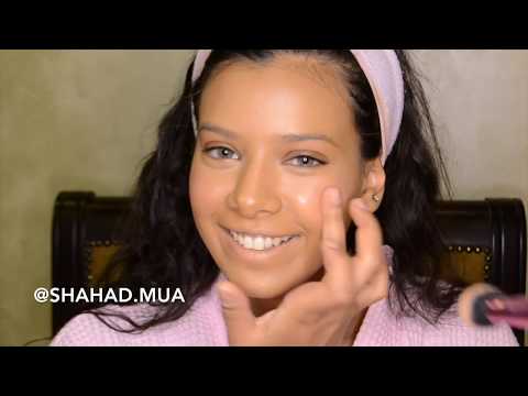 لوك وردي ناعم Soft pink bridal Makeup by @Shahad.Mua