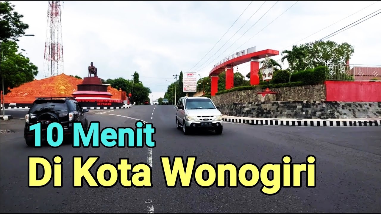 10 Menit suasana di Kota Wonogiri Jawa Tengah - YouTube