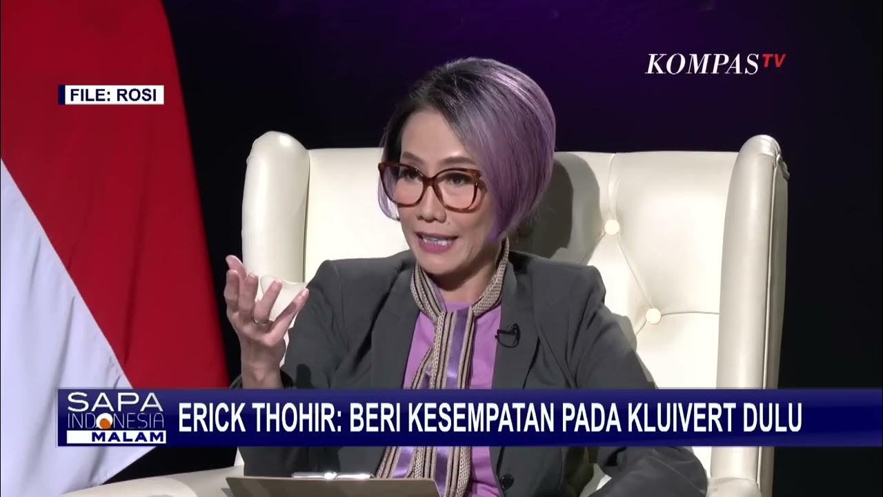Cerita Alasan Berhentikan STY Jadi Pelatih Timnas, Erick Thohir Beri Kesempatan Kluivert - YouTube