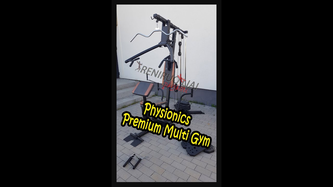 Physionics Premium 70kg ,Multigym, Kraftstation, fitnesstation ...