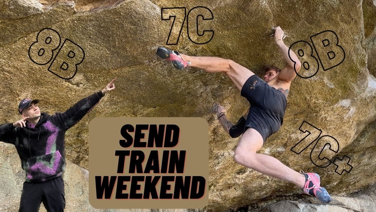Epic Send Train! Hard sends up to 8B! - YouTube