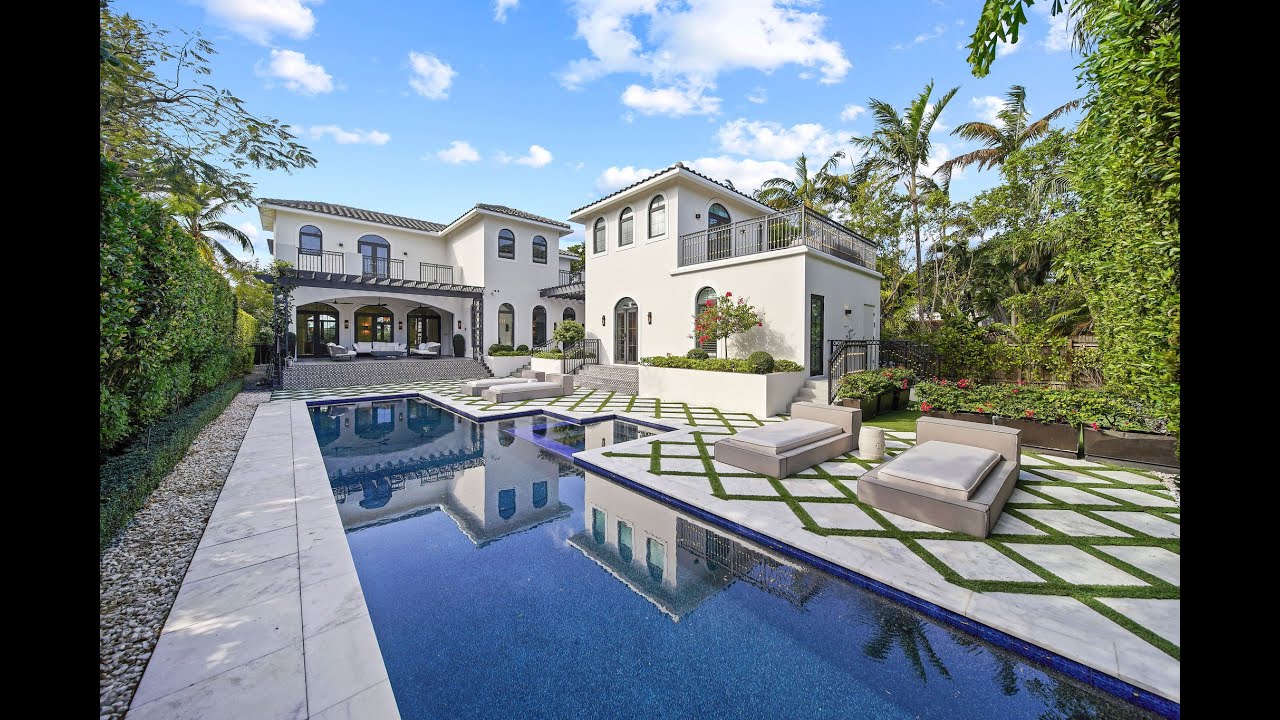Miami Beach Magnificent European Villa - YouTube