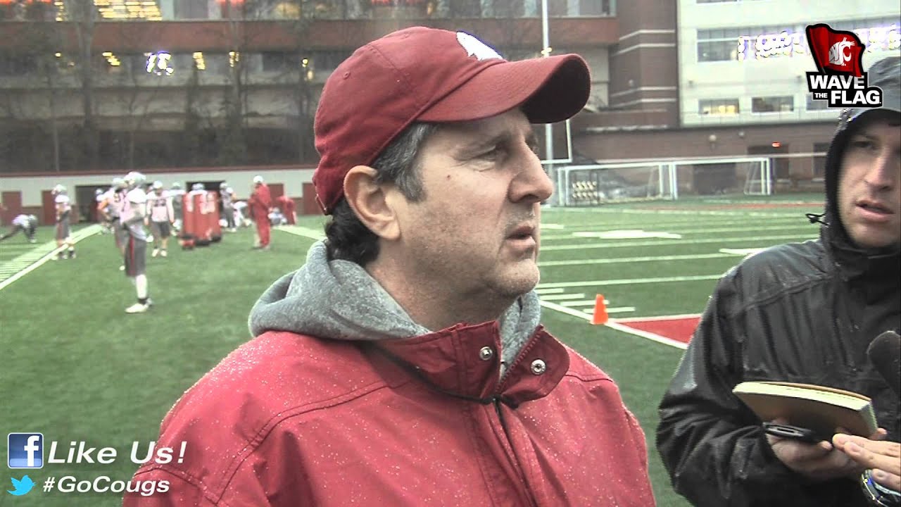 FB: Mike Leach after practice! 3/29 - YouTube