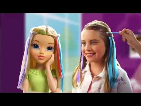 Moxie Girlz Magic Hair: Color Studio + Styling Head Dolls Commercial (2013) - YouTube