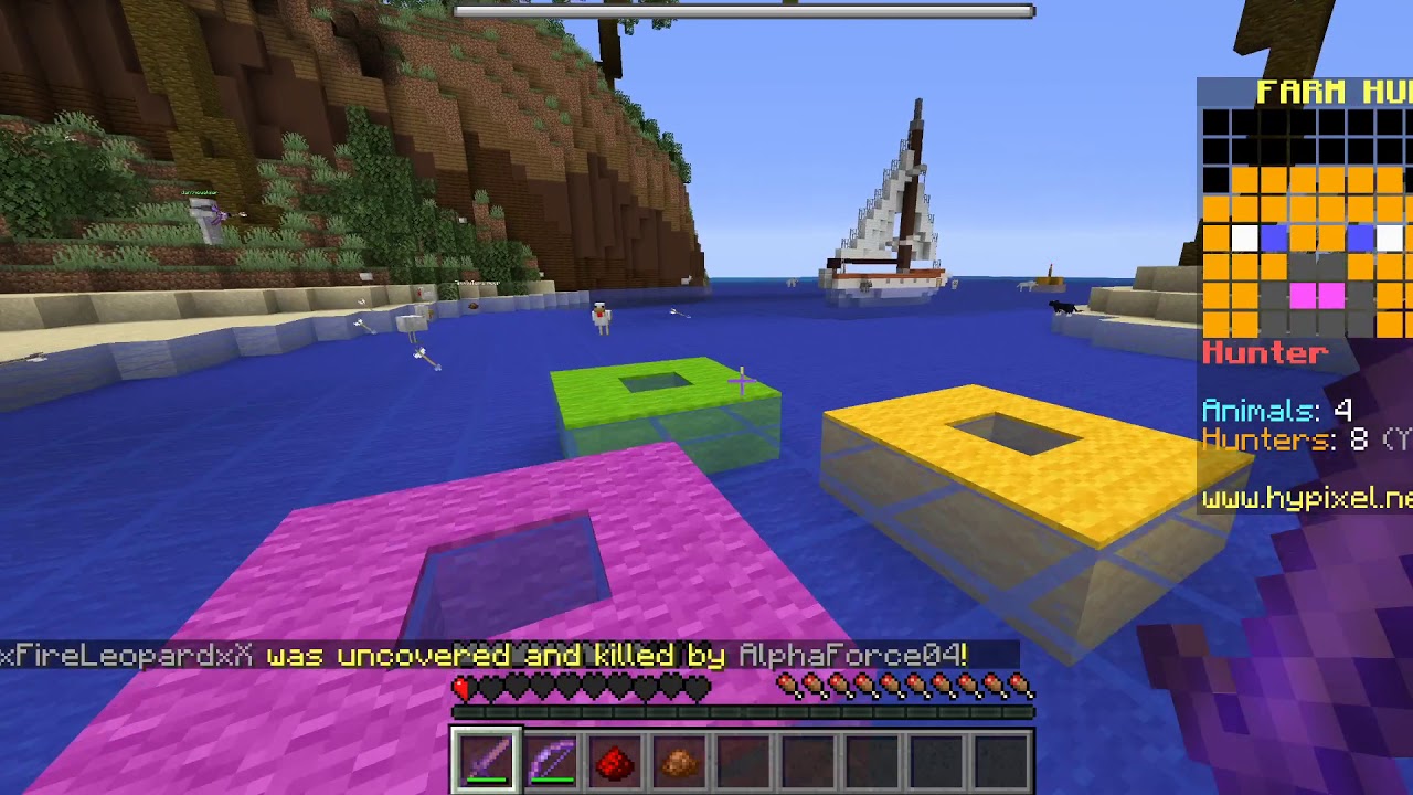 Minecraft Farm hunt hypixel! - YouTube