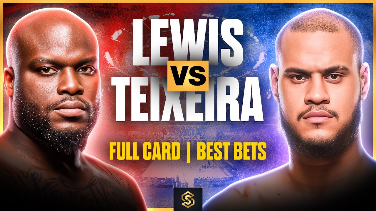UFC BEST BETS: Lewis vs Teixeira (70% Win Rate) - YouTube