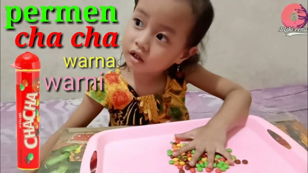 Permen Cha Cha | learn color with candy cha cha - YouTube