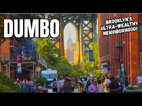 Walking The Brooklyn Bridge NYC - BROOKLYN BRIDGE TOUR - DUMBO Brooklyn To Lower Manhattan | 4K