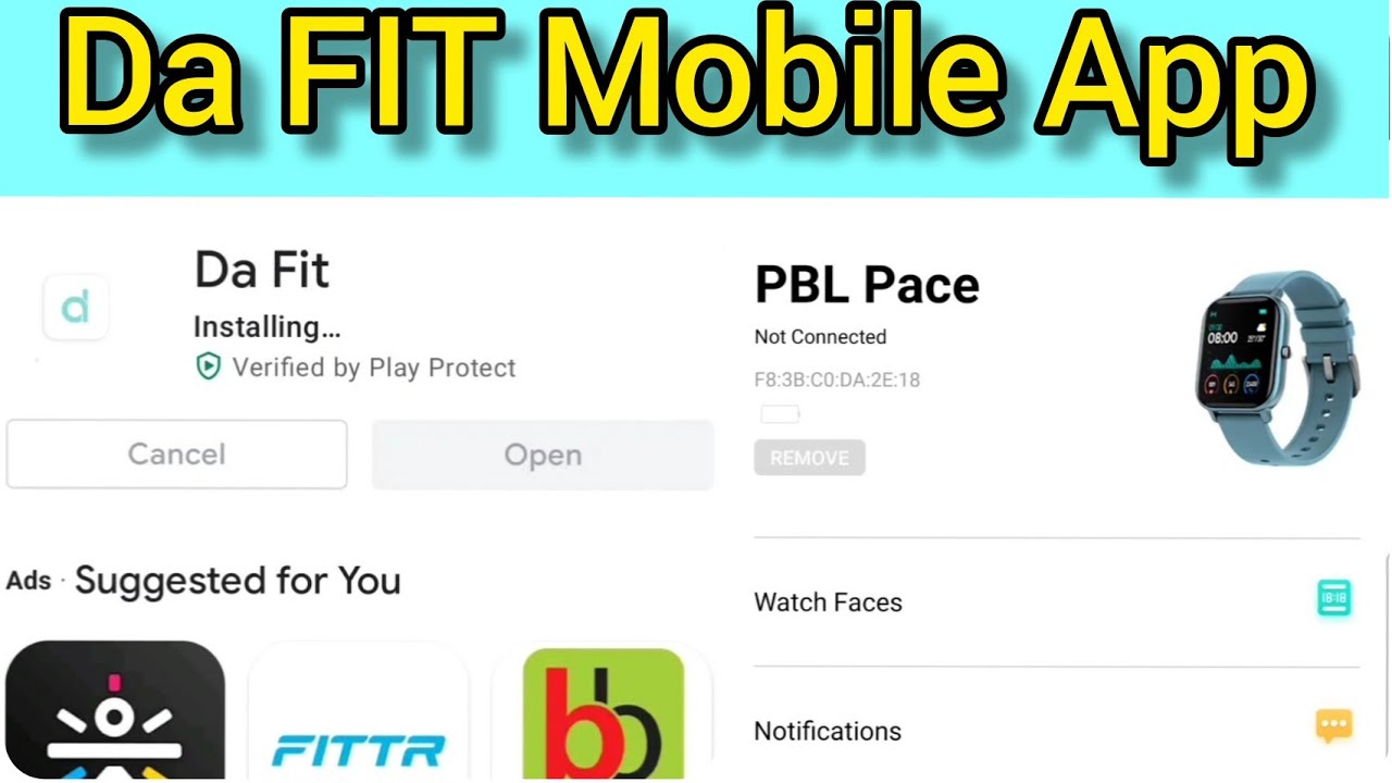 Da Fit App demo - YouTube
