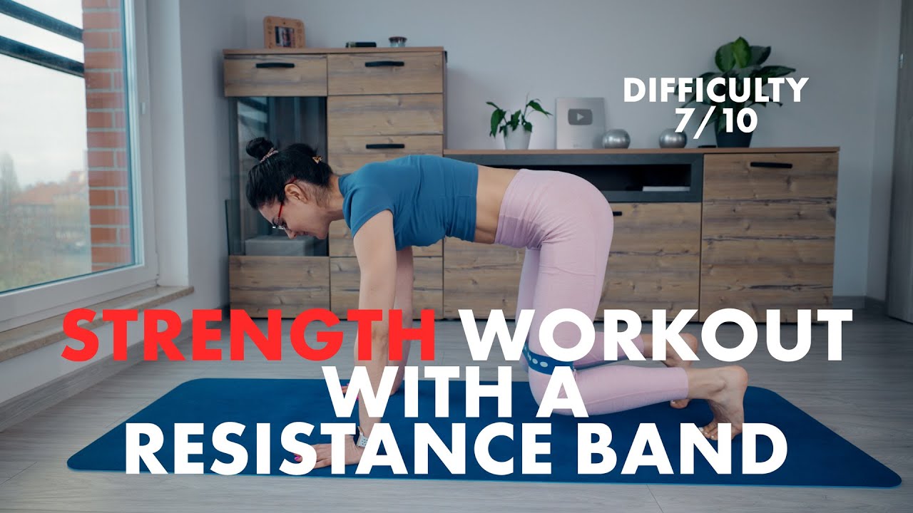 STRENGTH WORKOUT WITH A RESISTANCE BAND | Mini bands isolated exercises ...