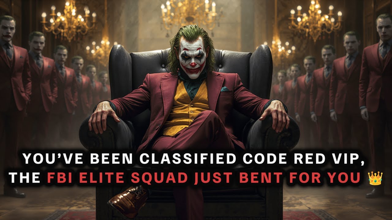 YOU’VE BEEN CLASSIFIED CODE RED VIP, THE FBI ELITE SQUAD JUST BENT FOR ...
