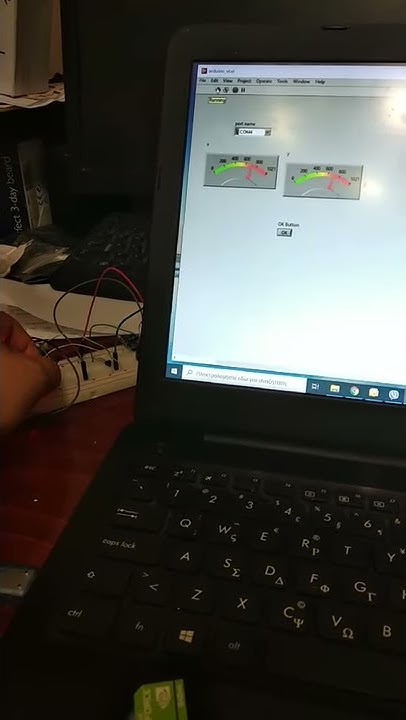 Arduino read analog and display to the LabVIEW - YouTube