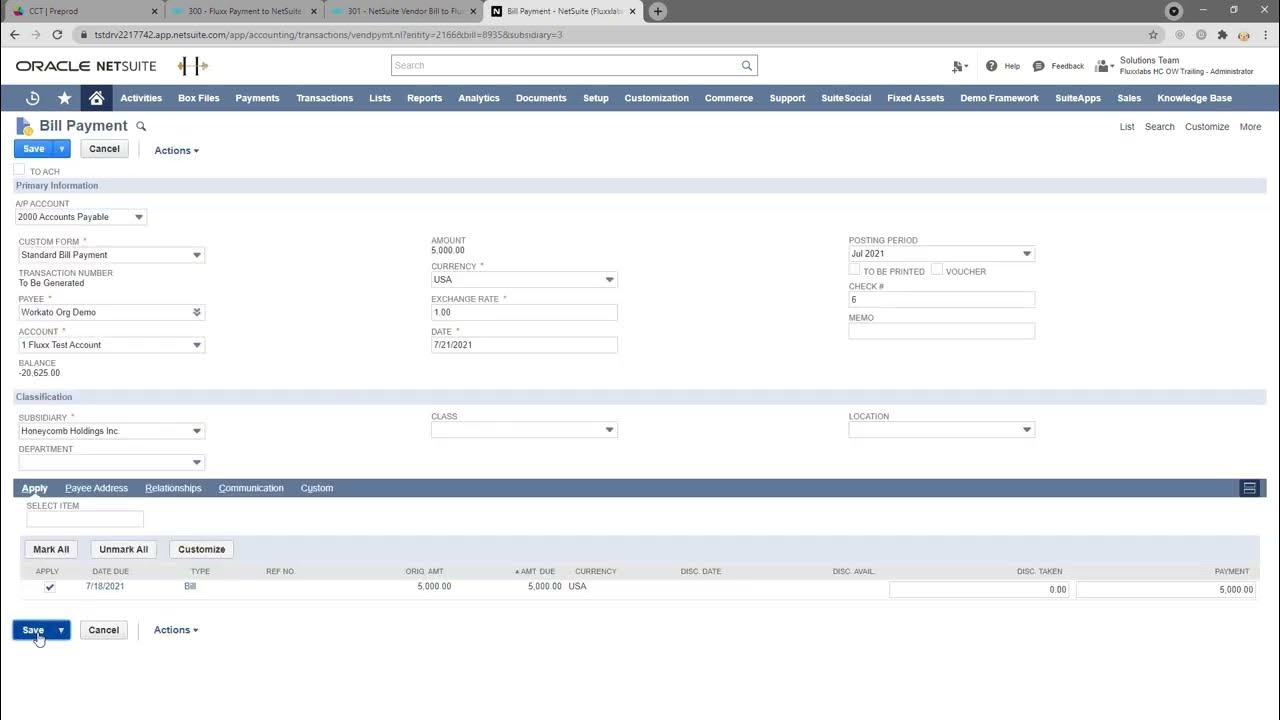 Fluxx Grants Management Platform Integration with NetSuite - YouTube