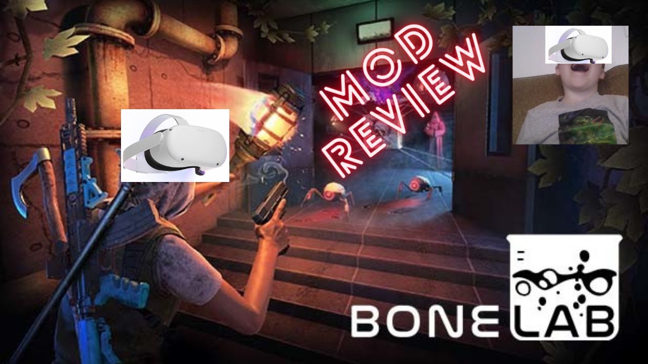 bonelab spider man + scarfire mod review PART 1 - YouTube