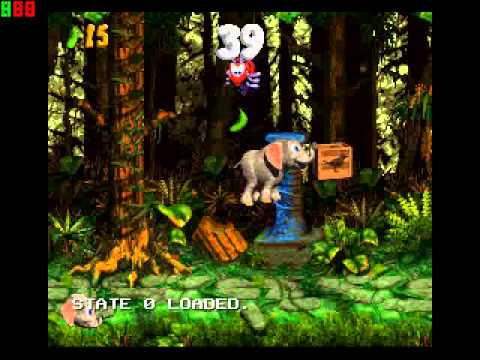 Let's play Donkey Kong Country 3 part 13 Run Ellie Run - YouTube