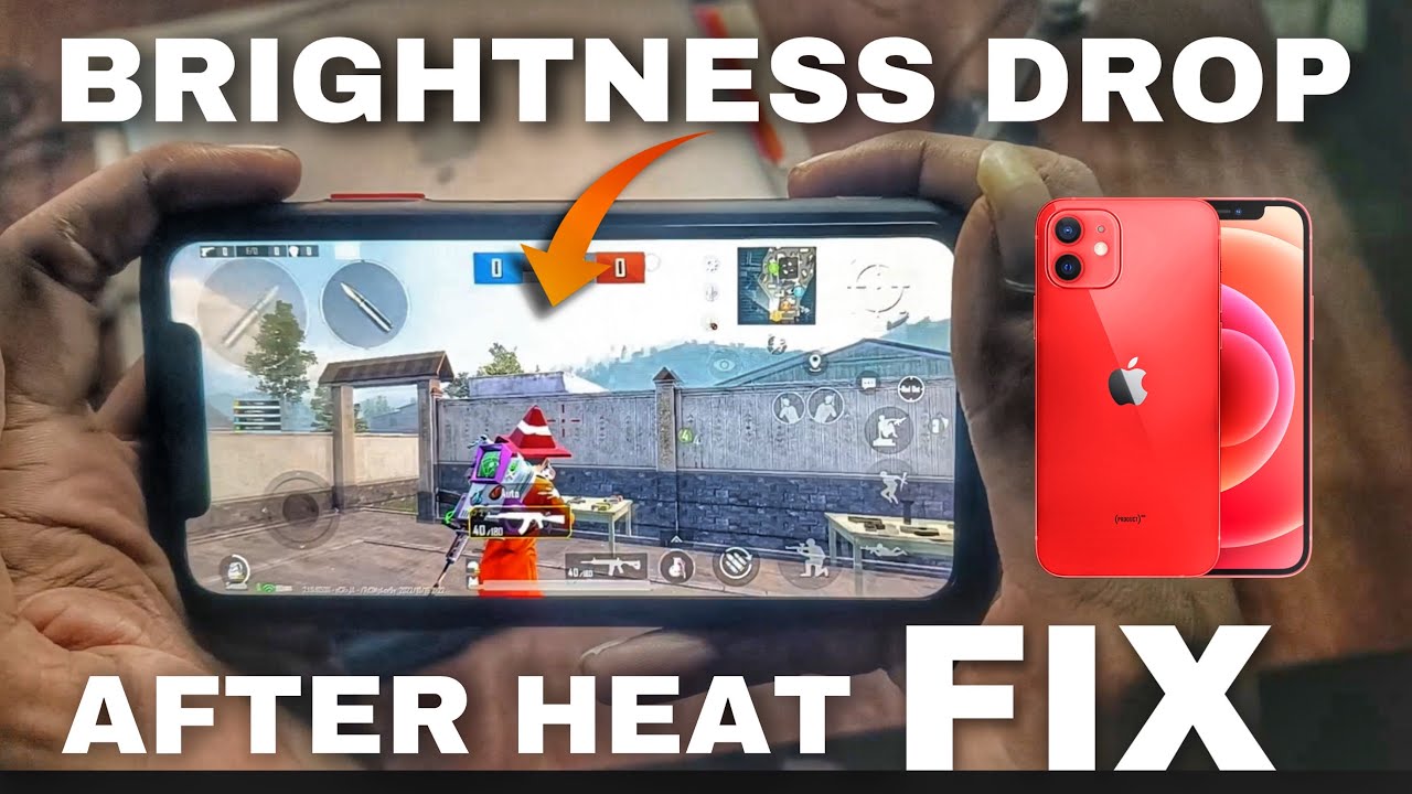 IPHONE 11/12/13 AUTO BRIGHTNESS DROP PROBLEM AFTER HEATING || IPHONE BRIGHTNESS DROP PLAYING ...