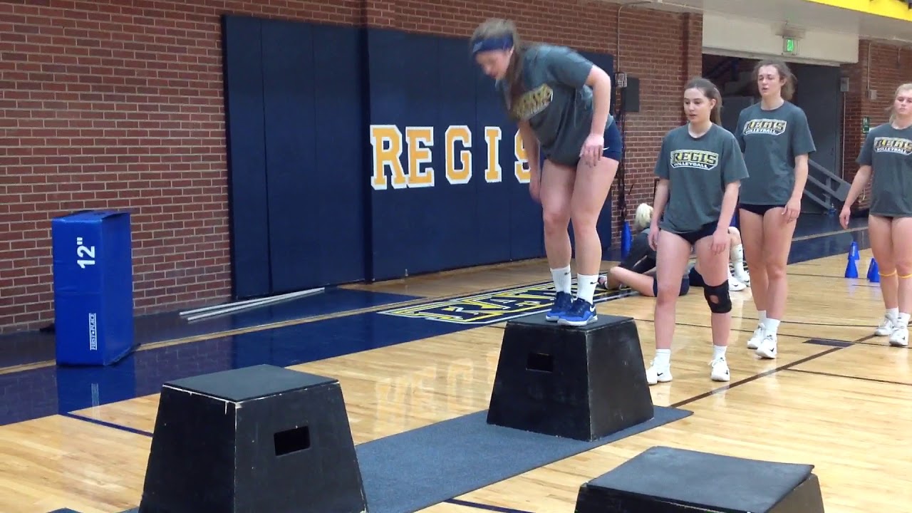 Forward jump, land on one foot - YouTube