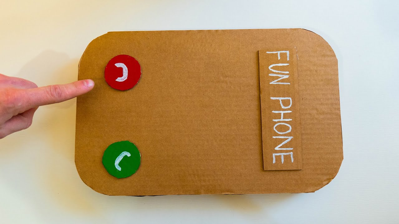 Very Big iPhone15 made cardboard box incoming call - YouTube