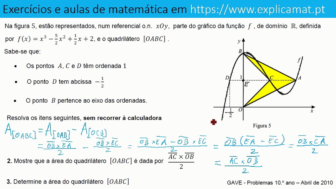Álgebra (Polinómios) | Regra Ruffini | Teorema do Resto | Exame 2018 ...